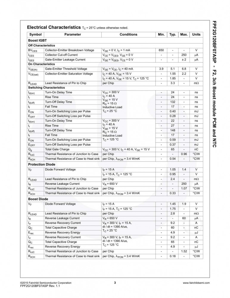 FPF2G120BF07ASP datasheet page 3