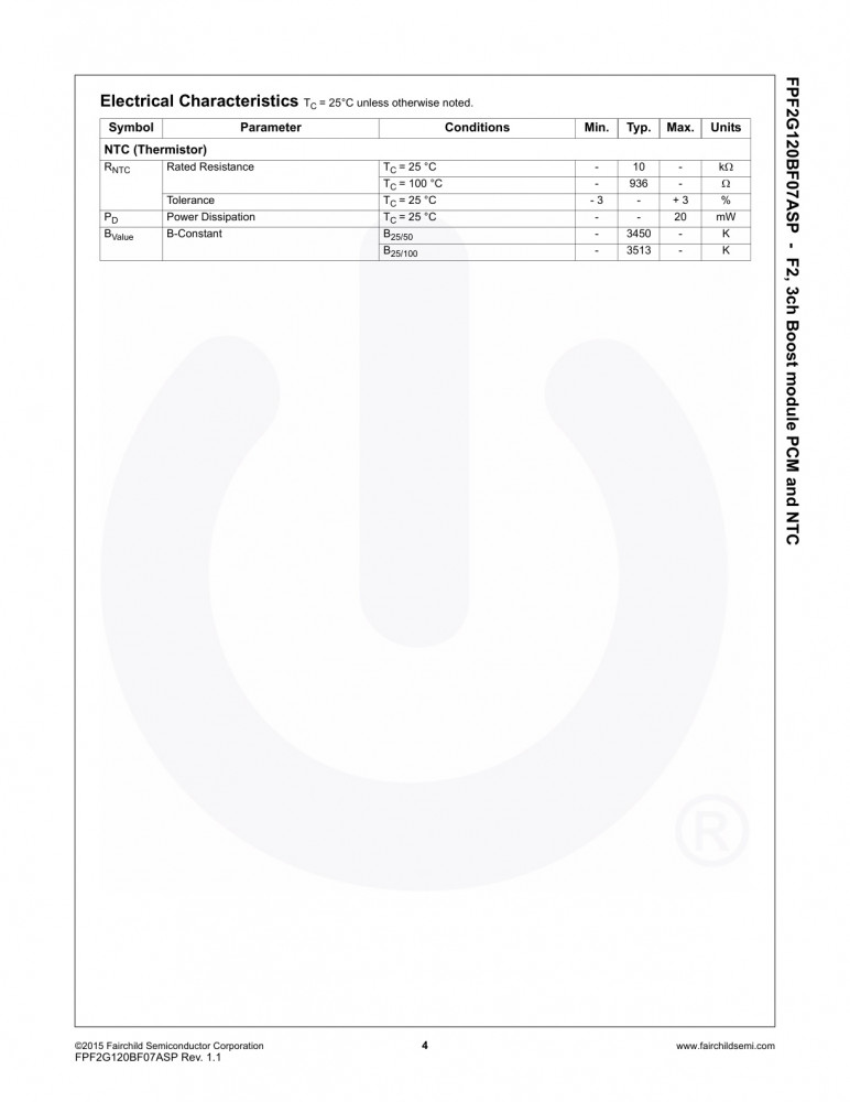 FPF2G120BF07ASP datasheet page 4