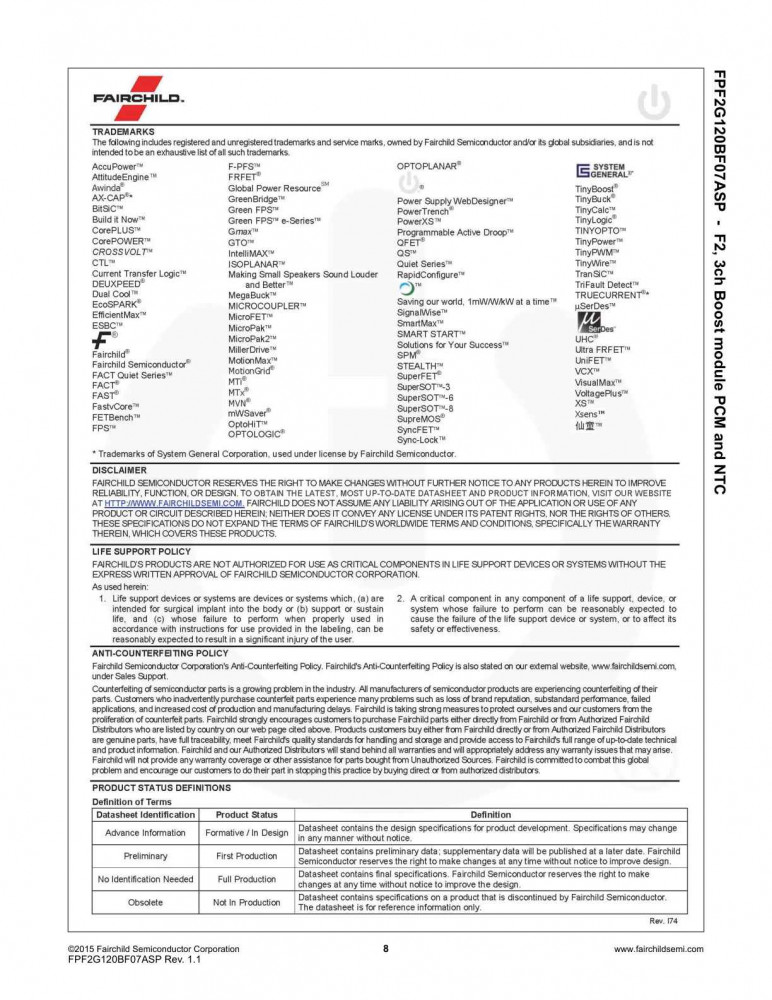 FPF2G120BF07ASP datasheet page 8