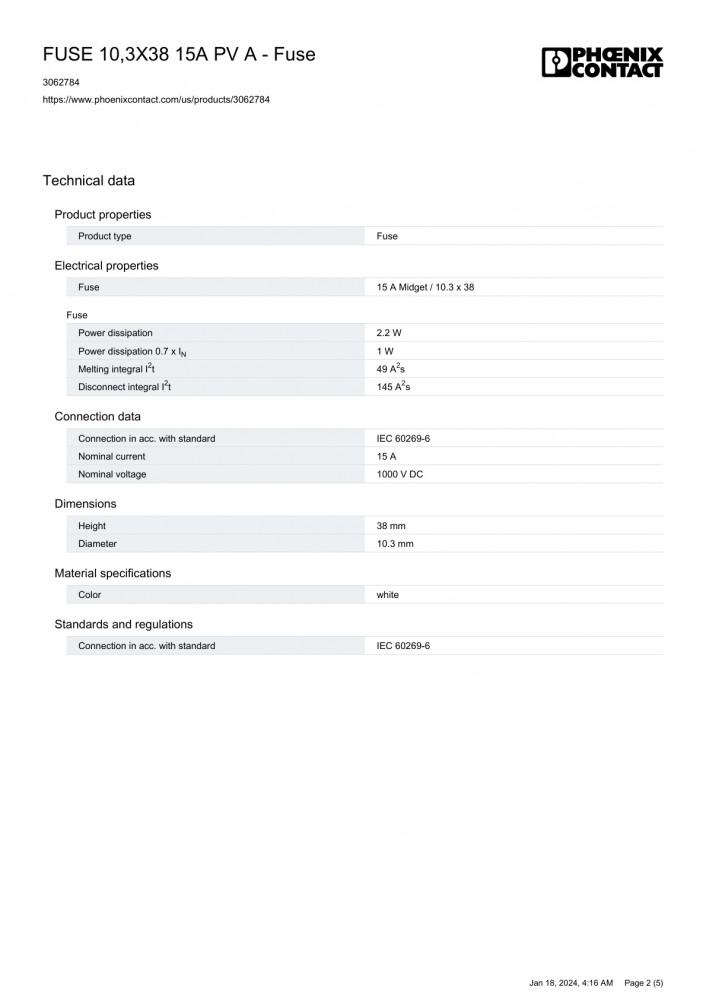 Phoenix Contact 3062784 document page 2