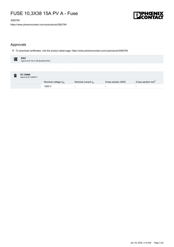 Phoenix Contact 3062784 document page 3