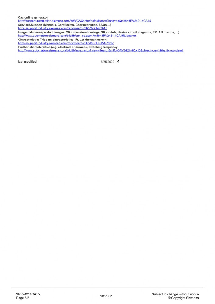 3RV24214CA15 datasheet page 5