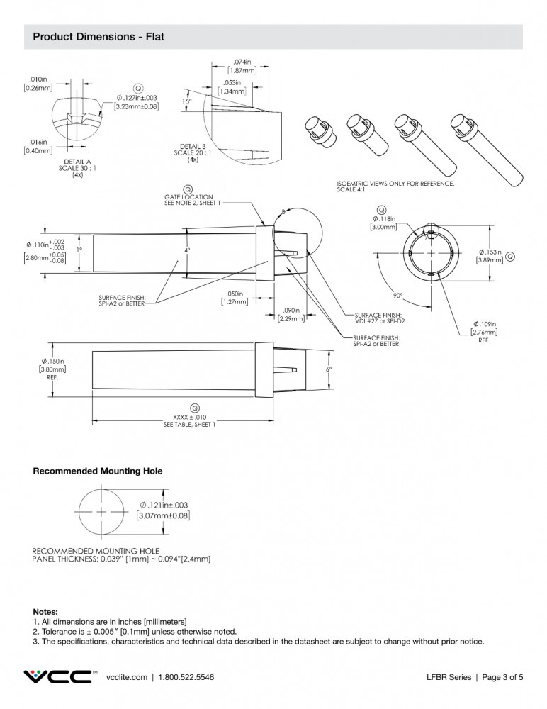 LFBR Series technical document, page 3