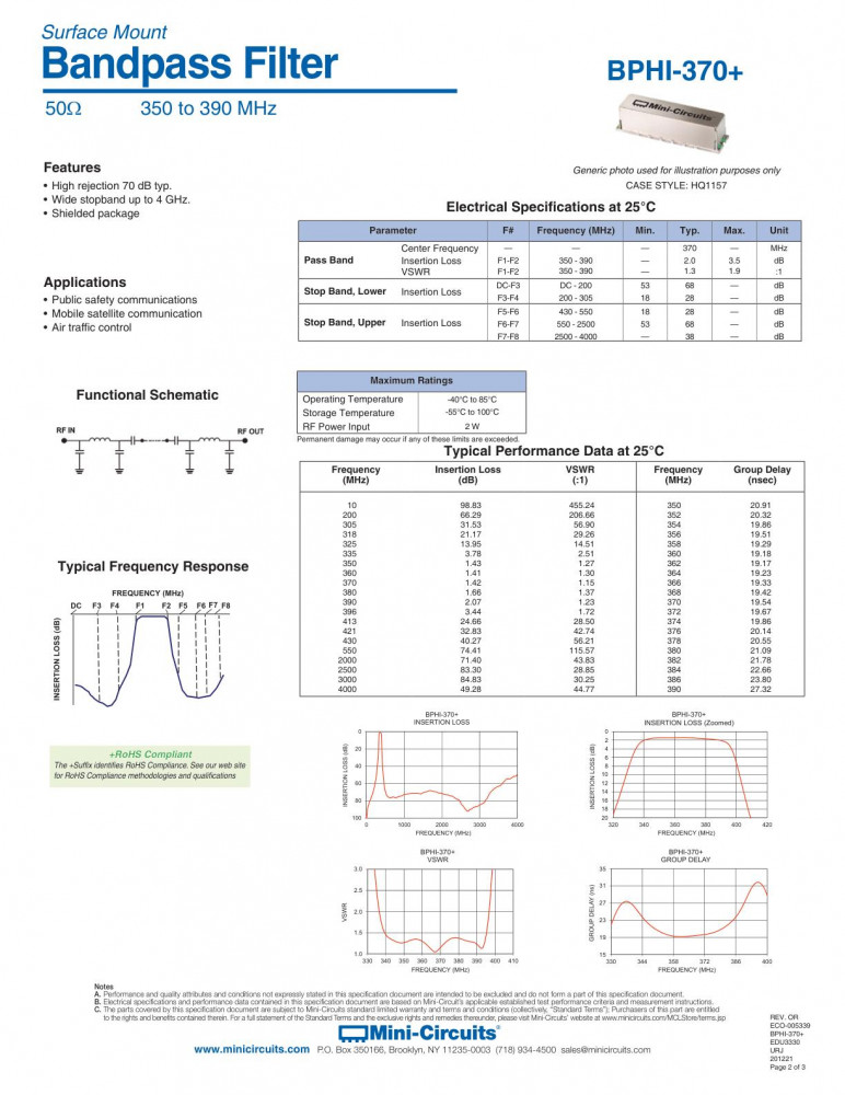 BPHI-370+ technical document image 1