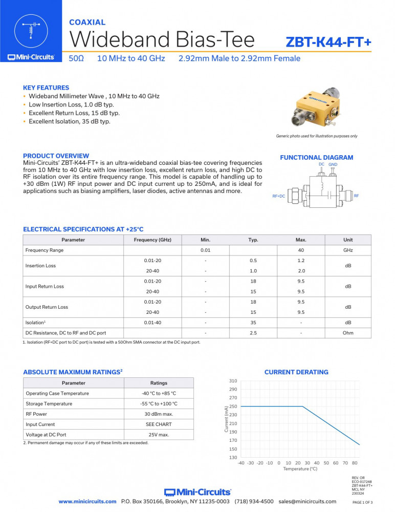 ZBT-K44-FT+ technical document page 1