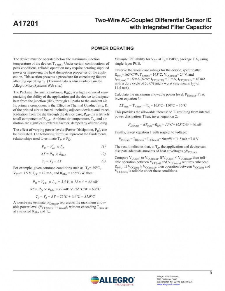 A17201 datasheet page 9