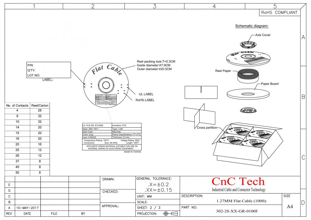 CNC Tech 302-28-26-GR-0100F technical drawing page 2