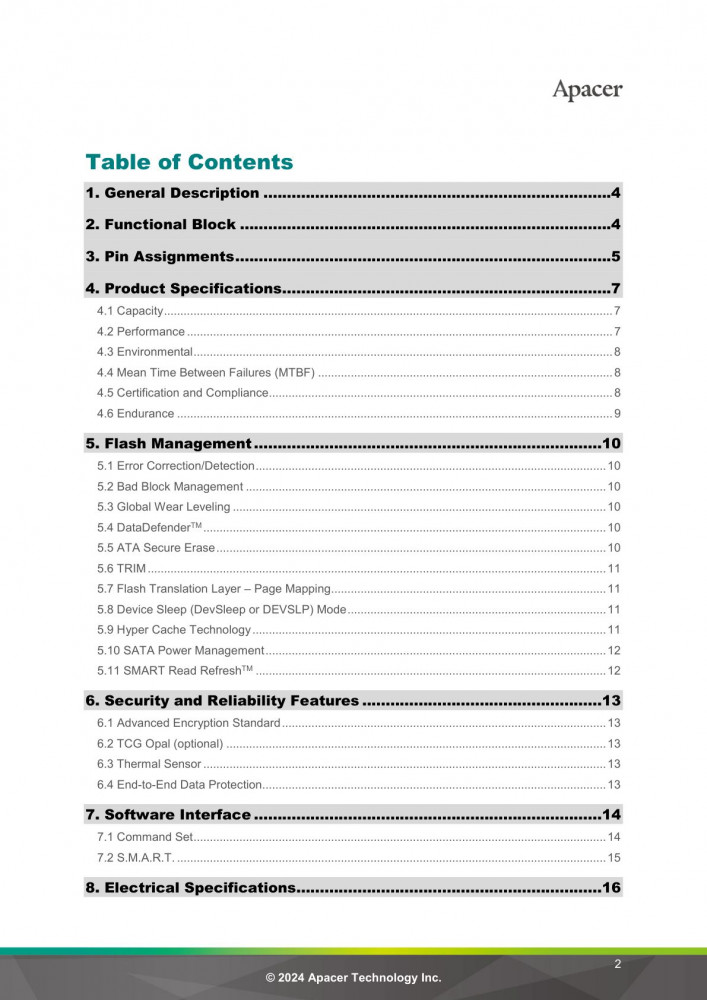 Product document page 3