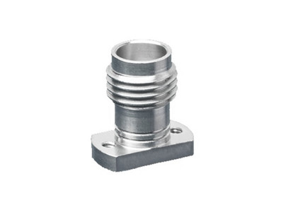 N Jack, Straight, 4-Hole Flange Mount, with O-Ring, Brass Body, Nickel (Ni) Plated, Candlestick Contact, 11.00mm Length, Tray, 50 Ohms