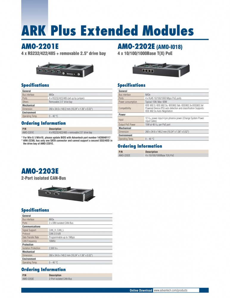 ARK-2230L technical document page 4