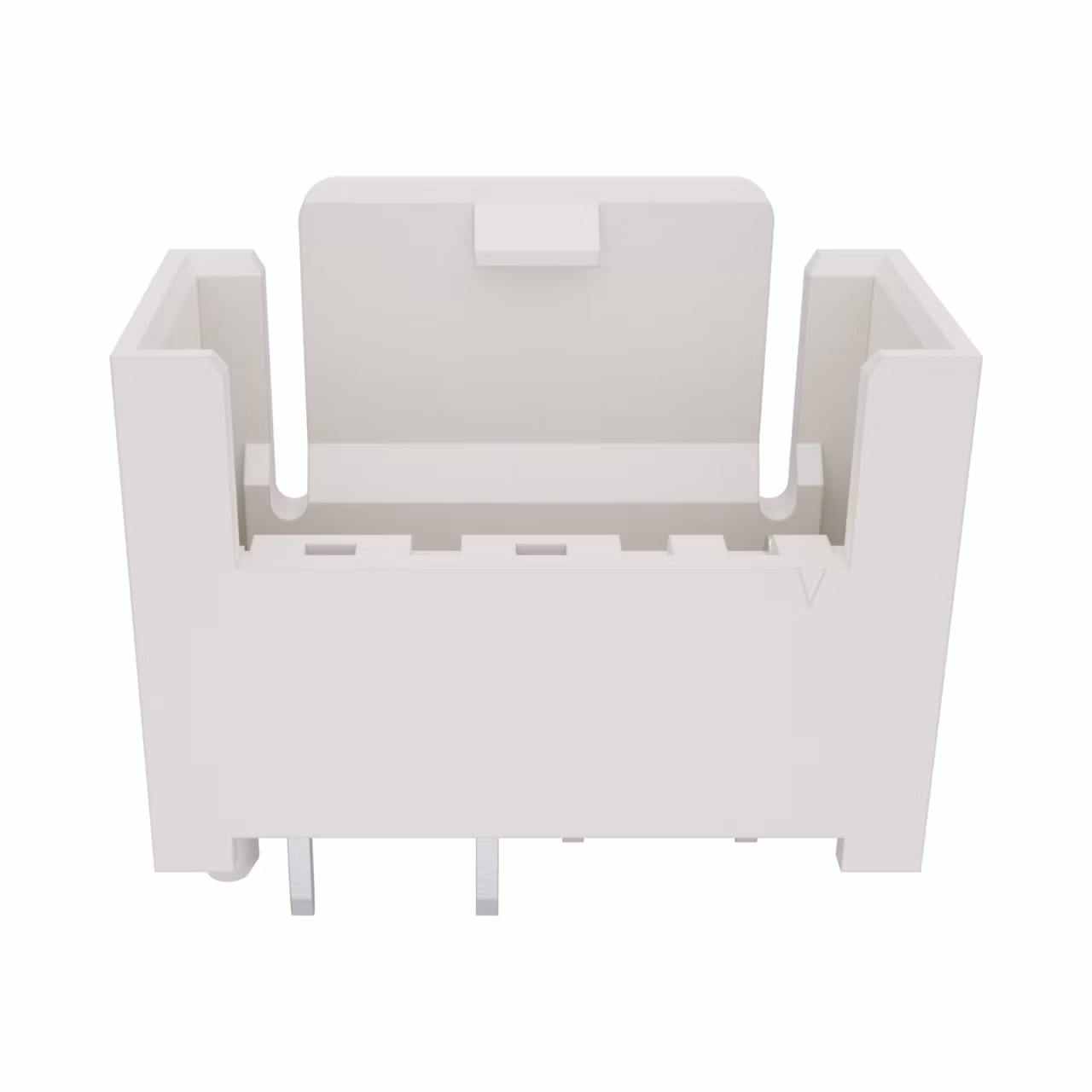 Appli-Mate RAST 2.5 Header, Vertical, 6 Circuits, Tin (Sn) Plating, Glow-Wire Capable, Positioning Keys D and F Blocked, Circuits 2 and 5 Voided, with Latch, Natural for sale