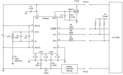 RT9426A - System Side Single Cell Fuel Gauge