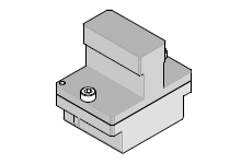 Support Tool for Vertical Power Module for 7-Row Receptacle