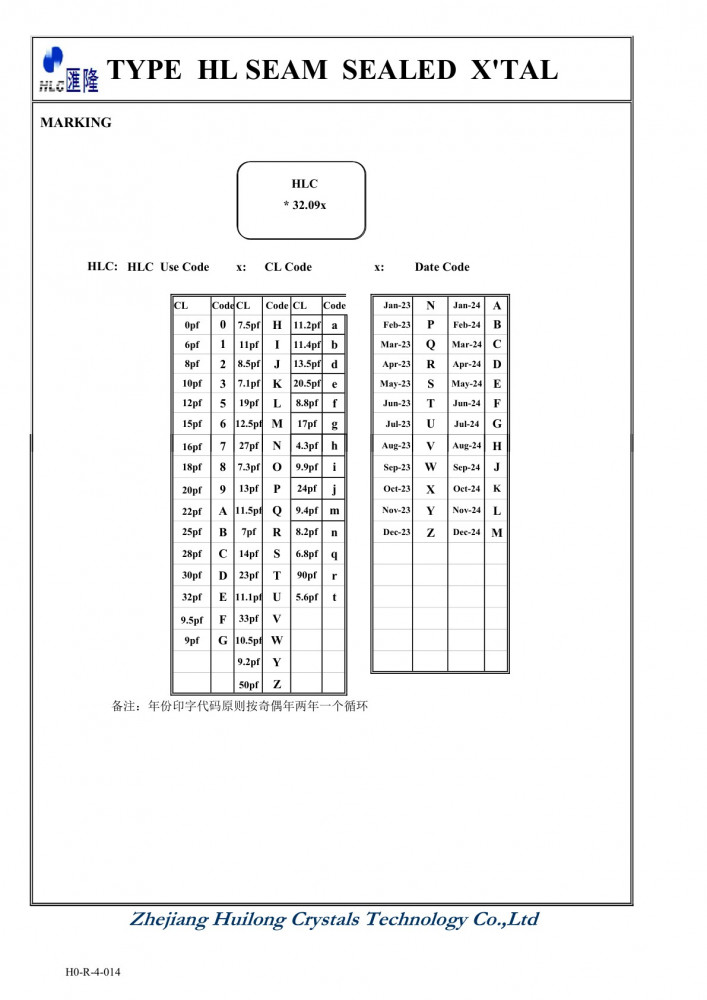 HL32000001 specification page 3