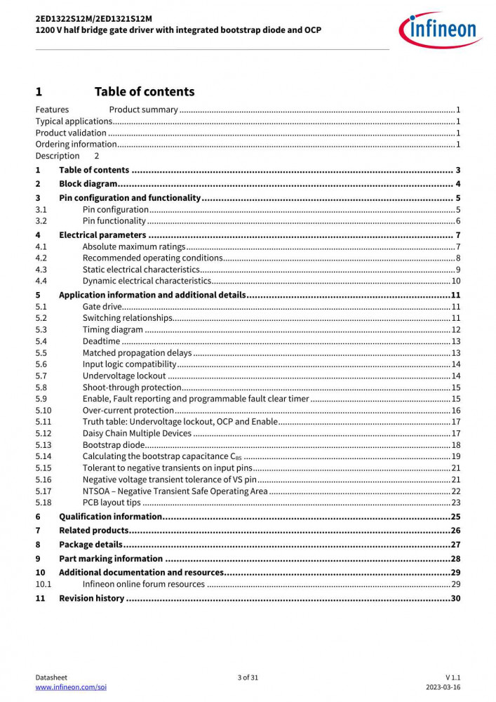 2ED1322S12M datasheet page 3