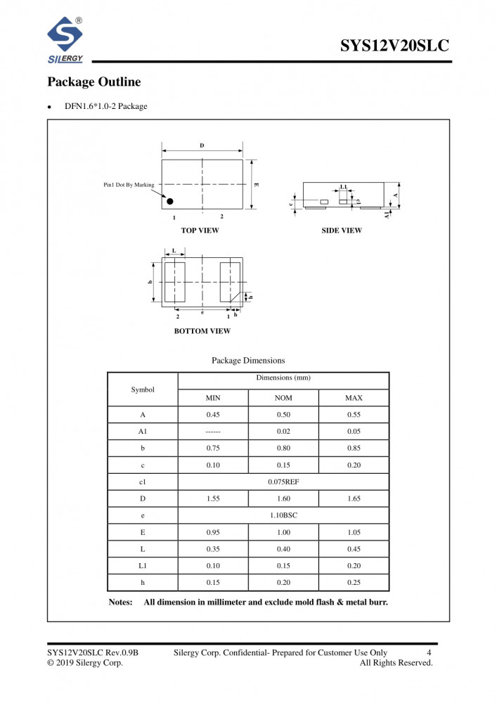 SYS12V20SLC datasheet page 4