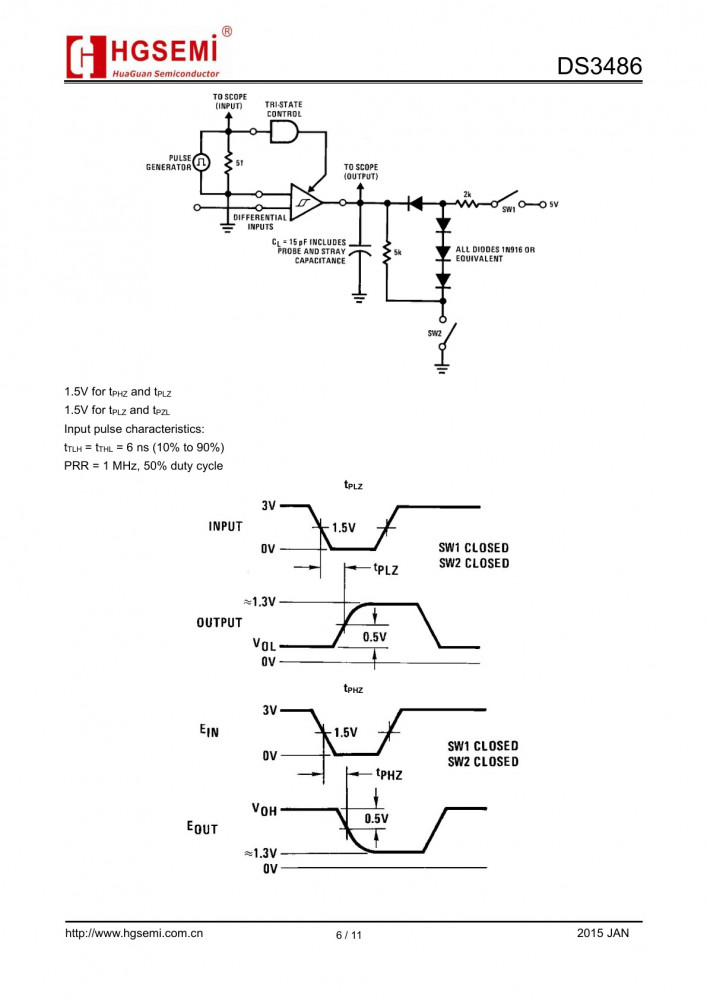 DS3486N datasheet page 6