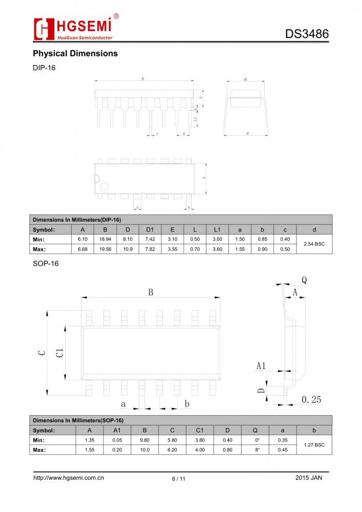 DS3486N datasheet page 8