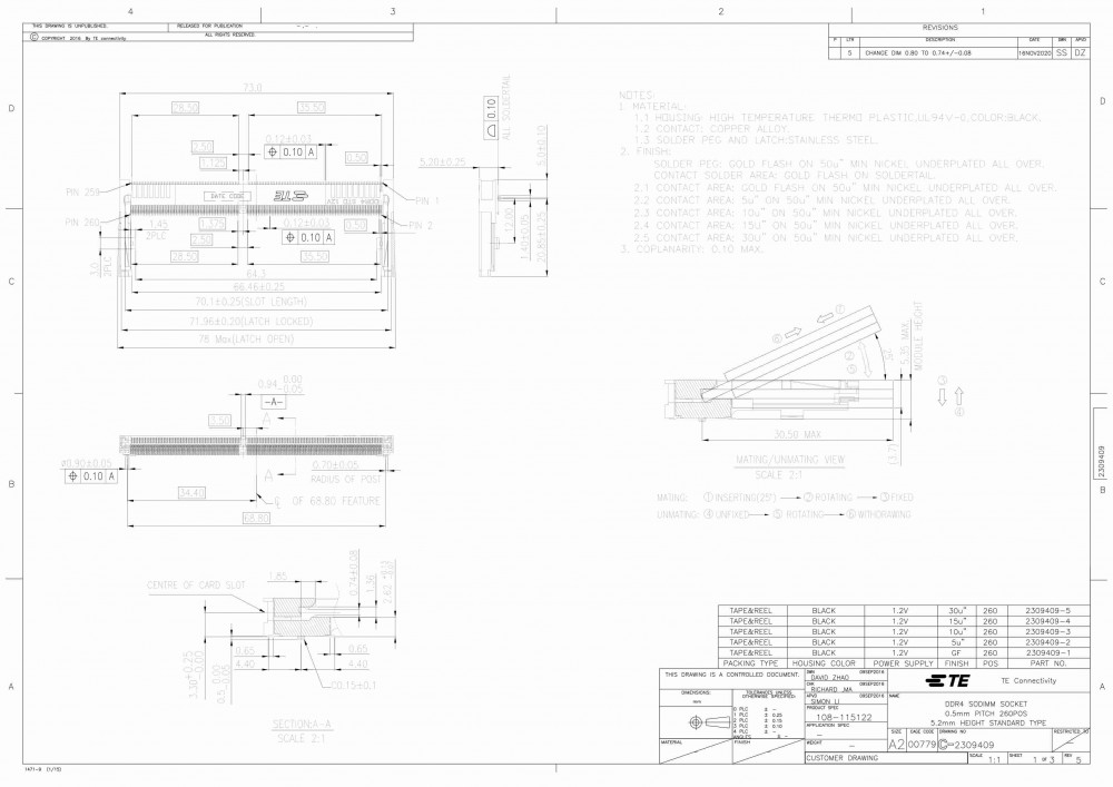 2309409-1 technical drawing page 1