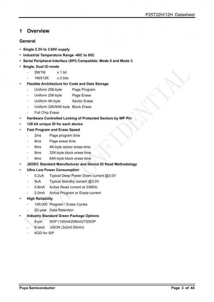 P25T22H datasheet page 3