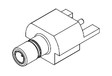 SMB Plug, Right-Angle, Crimp, LMR-100, RG-174, RG-188 and RG-316 Cable, Die Cast Body, Gold (Au) Plated, 50 Ohms