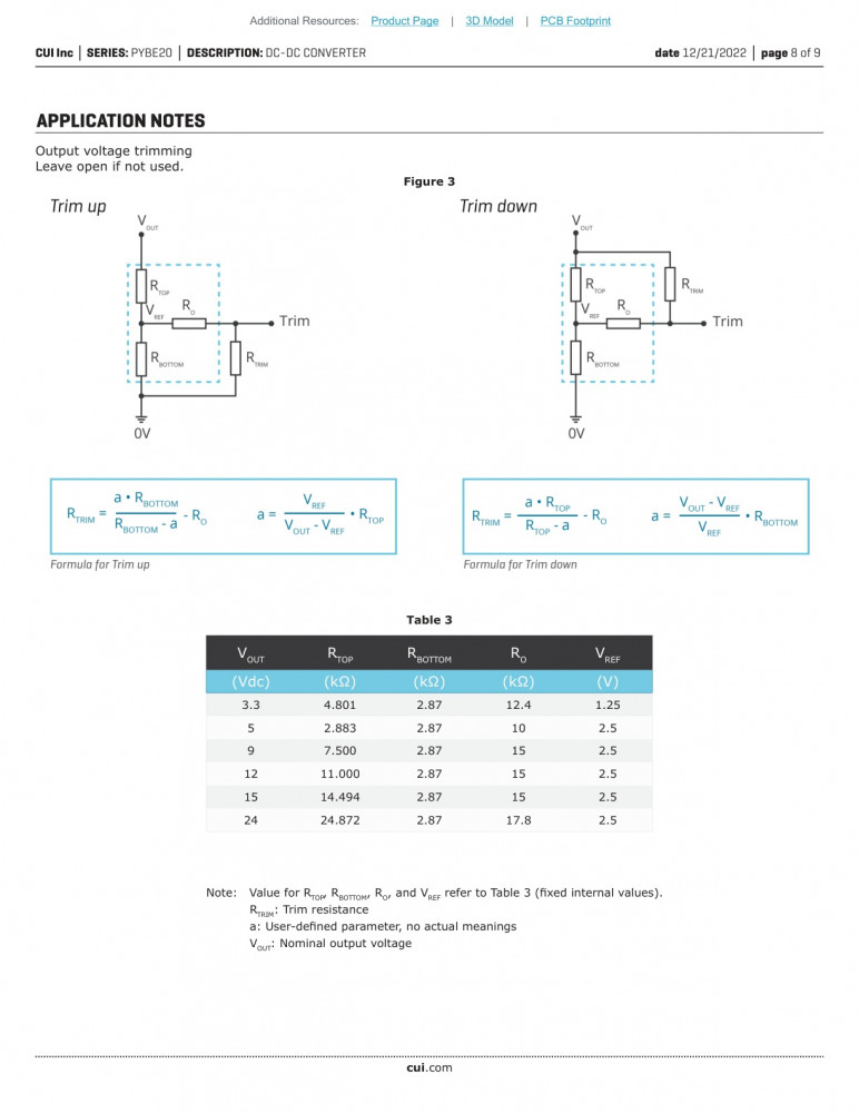 PYBE20 series datasheet page 8