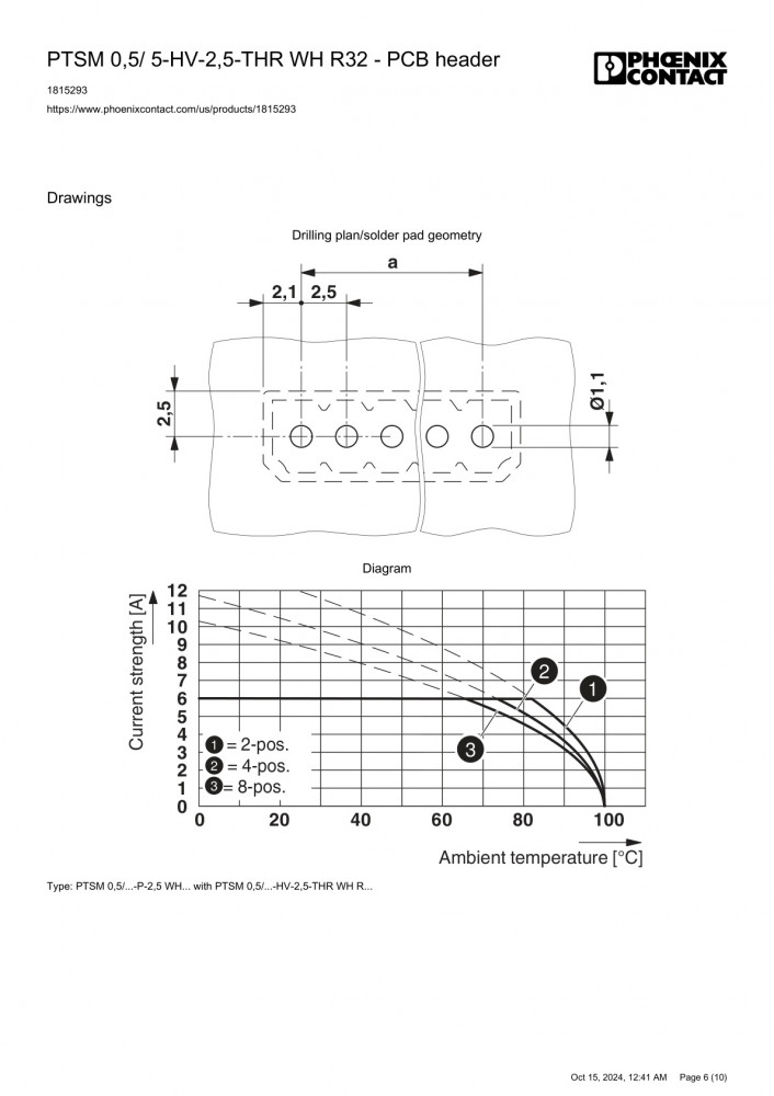 1815293 PCB drilling plan