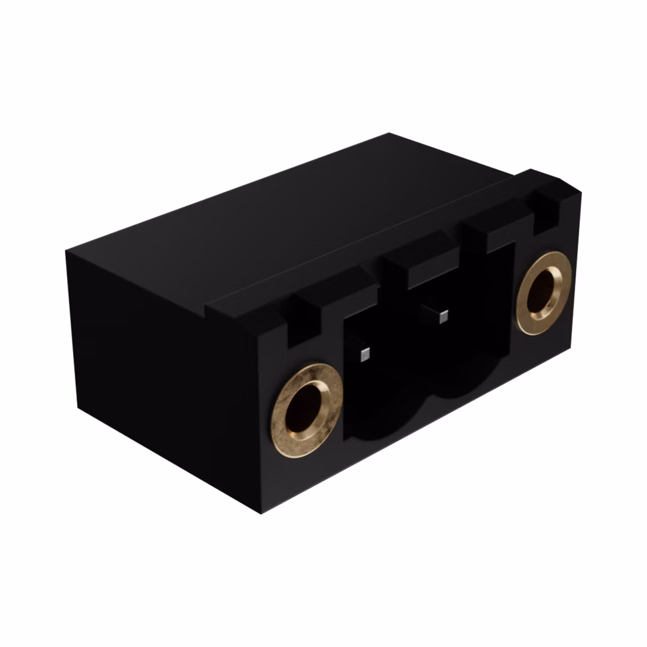 5.00mm Pitch Eurostyle Right-Angle PCB Header, with Threaded Retention Inserts, 2 Circuits for sale
