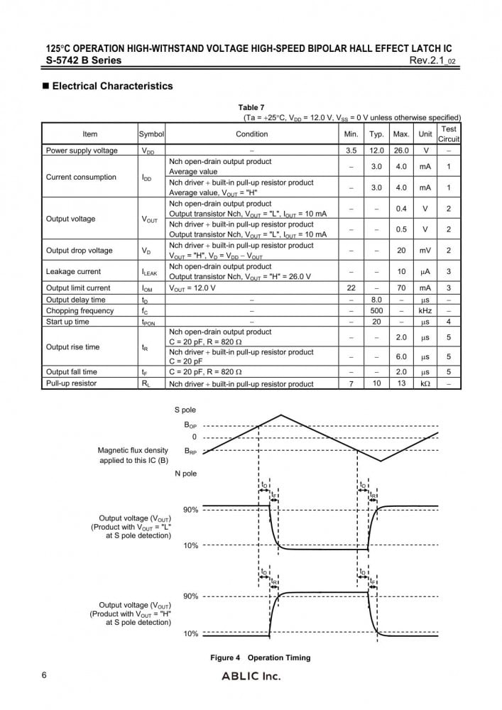ABLIC S-5742N datasheet page 6