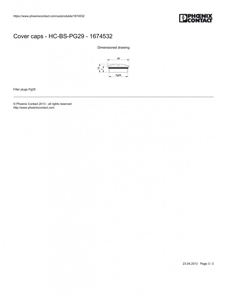 Phoenix Contact 1674532 technical document page 3