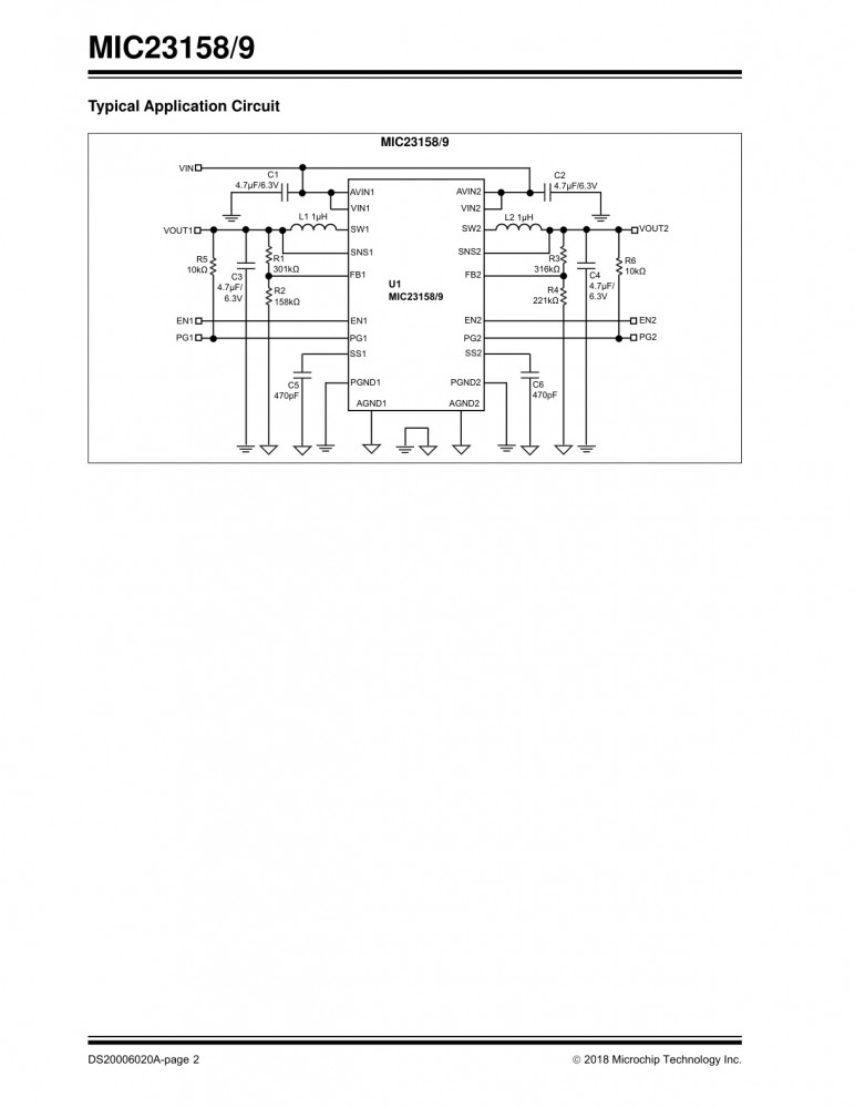 MIC23158 datasheet page 2