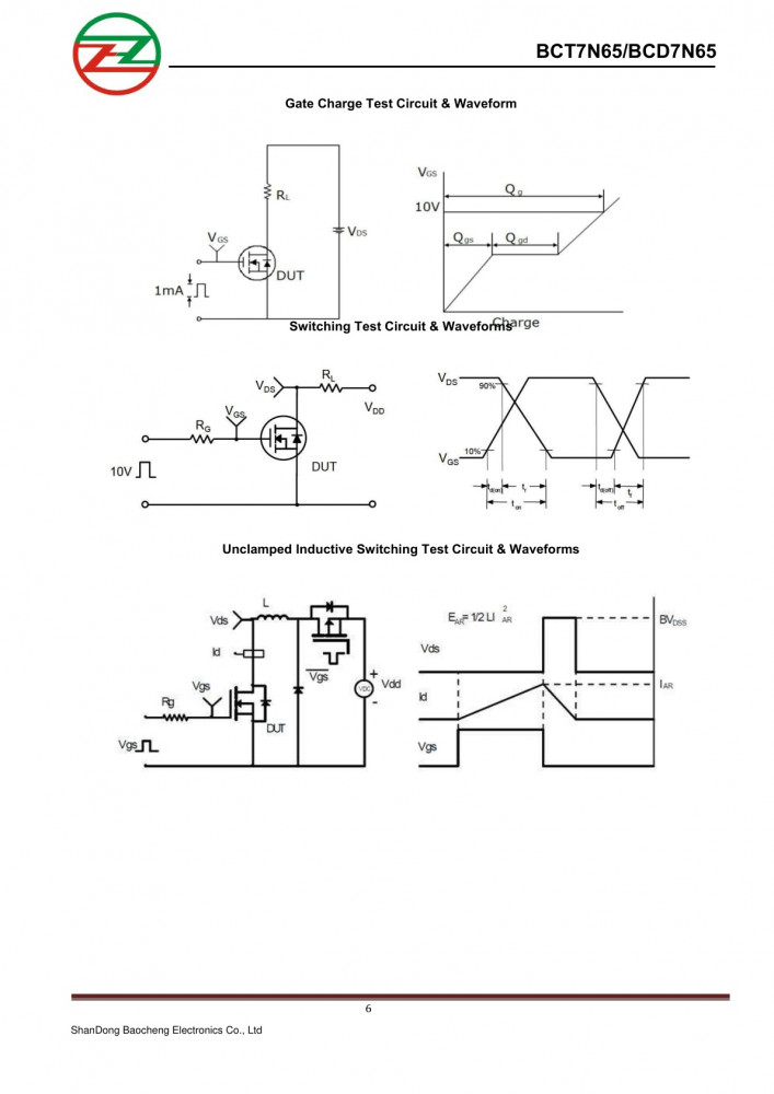 BCD7N65 datasheet page 6