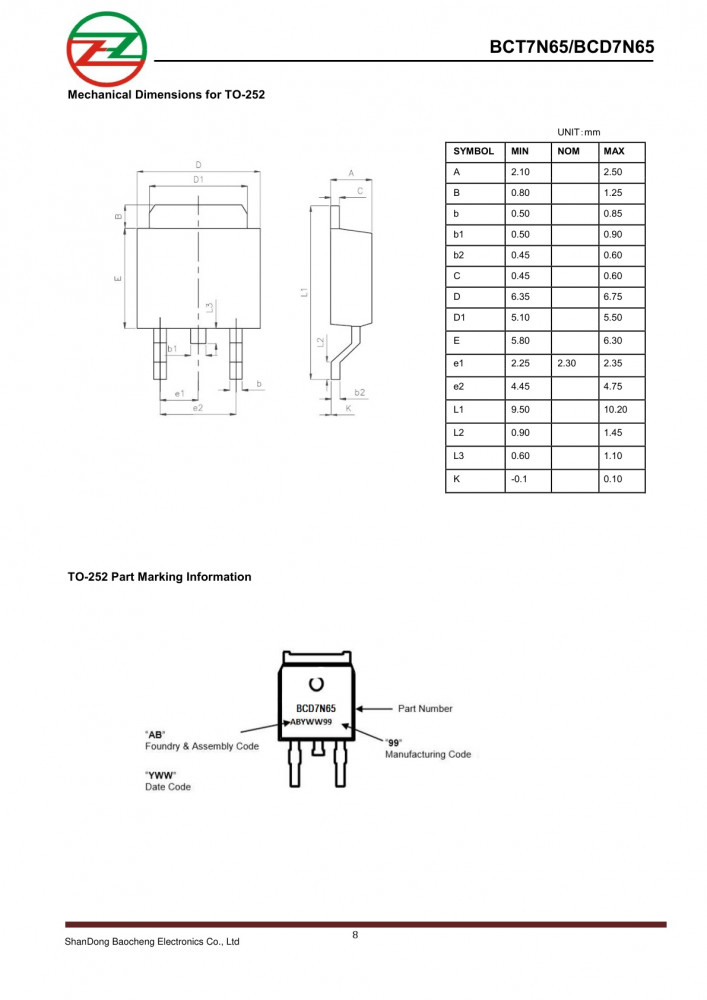 BCD7N65 datasheet page 8