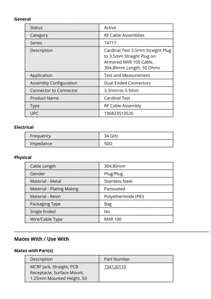 MOLEX 732390250 drawing page 2