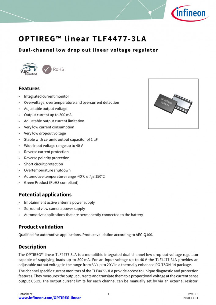 TLF4477-3LA datasheet page 1