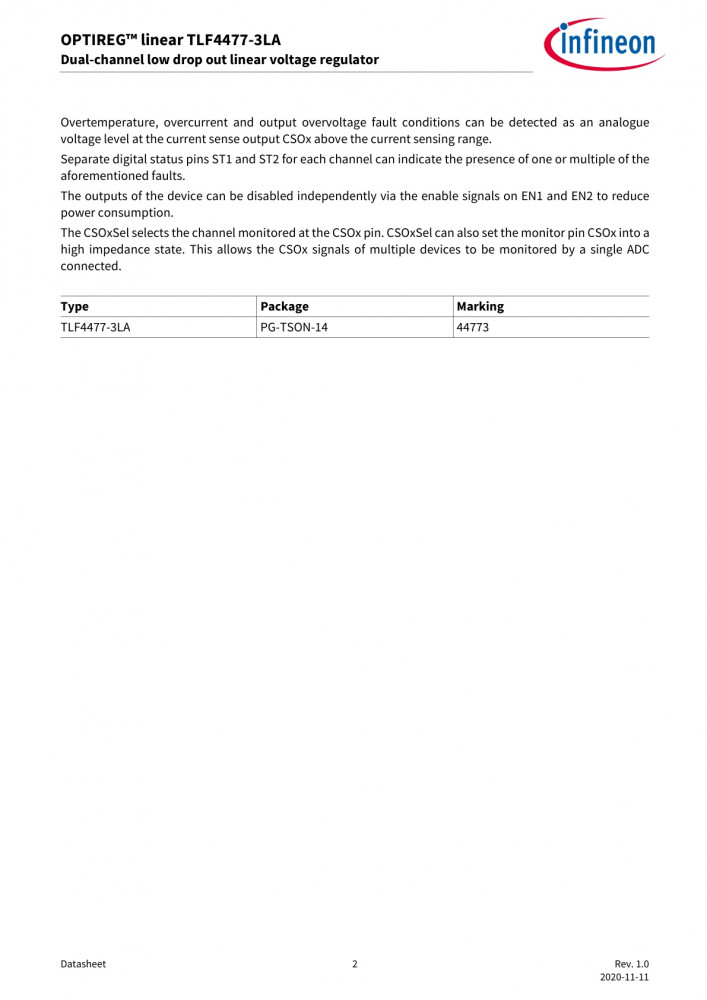 TLF4477-3LA datasheet page 2