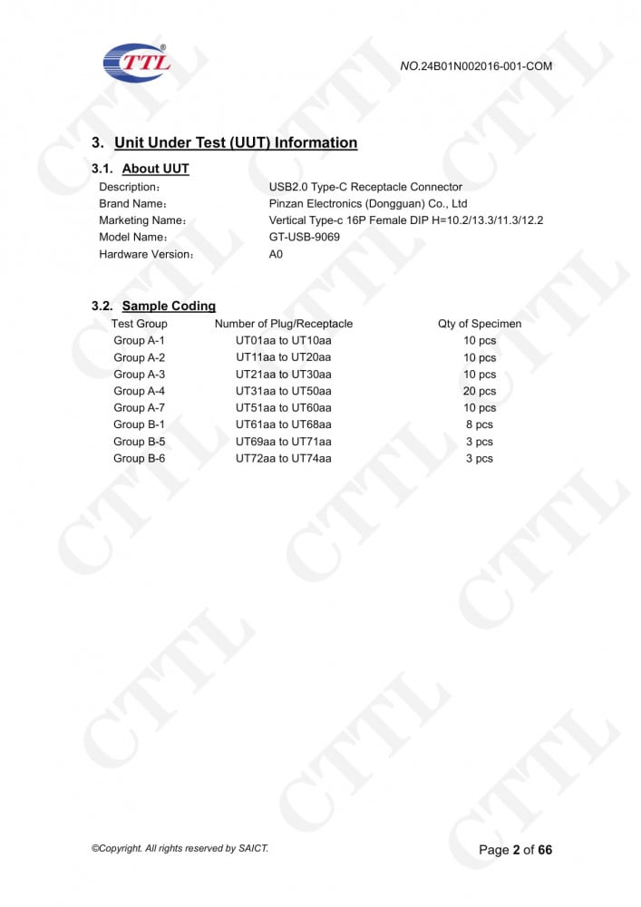 GT-USB-9069B technical document page 8