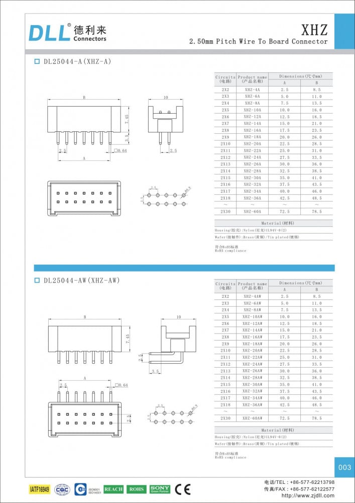 DLL XHZ-T technical document page 3