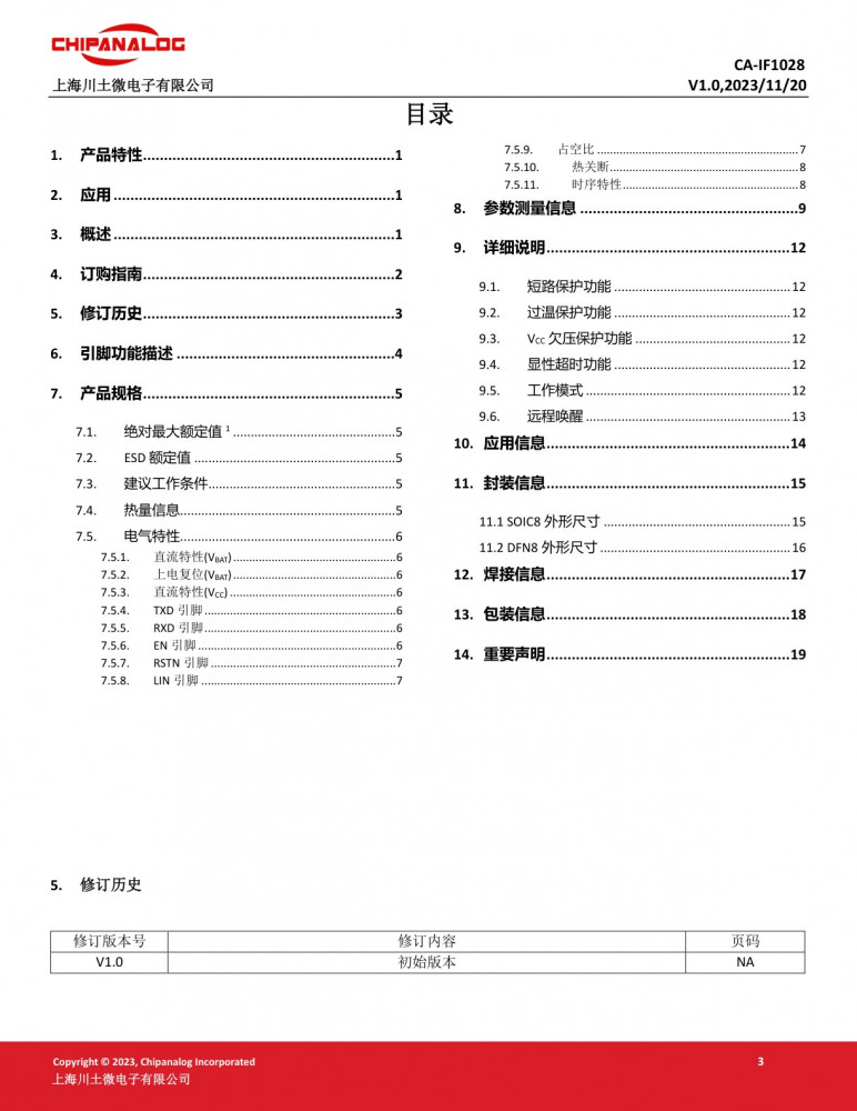 CA-IF10283S-Q1 datasheet page 3
