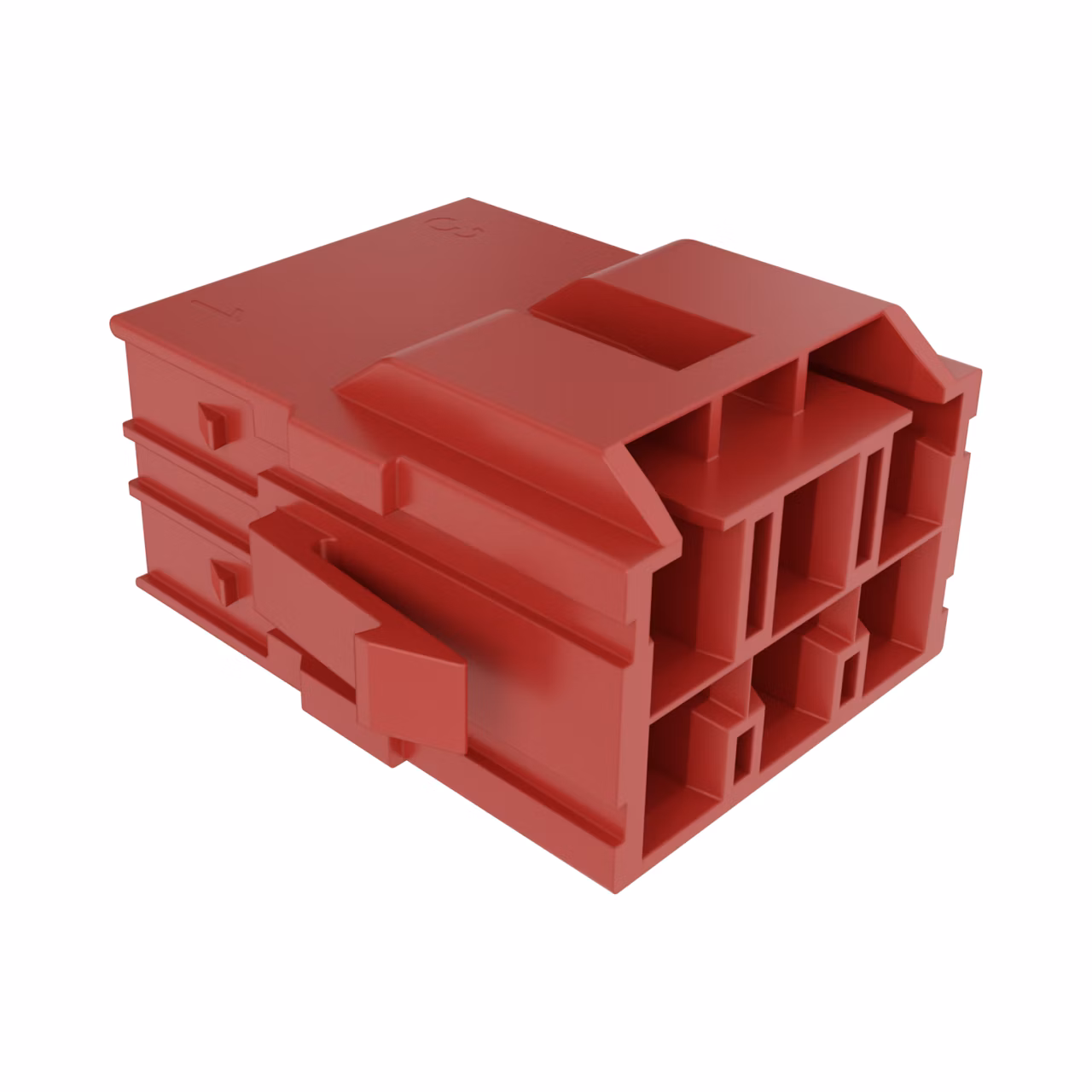 CP-6.5 Plug Housing, 6.50mm Pitch, Dual Row, 2 Circuits, Blue