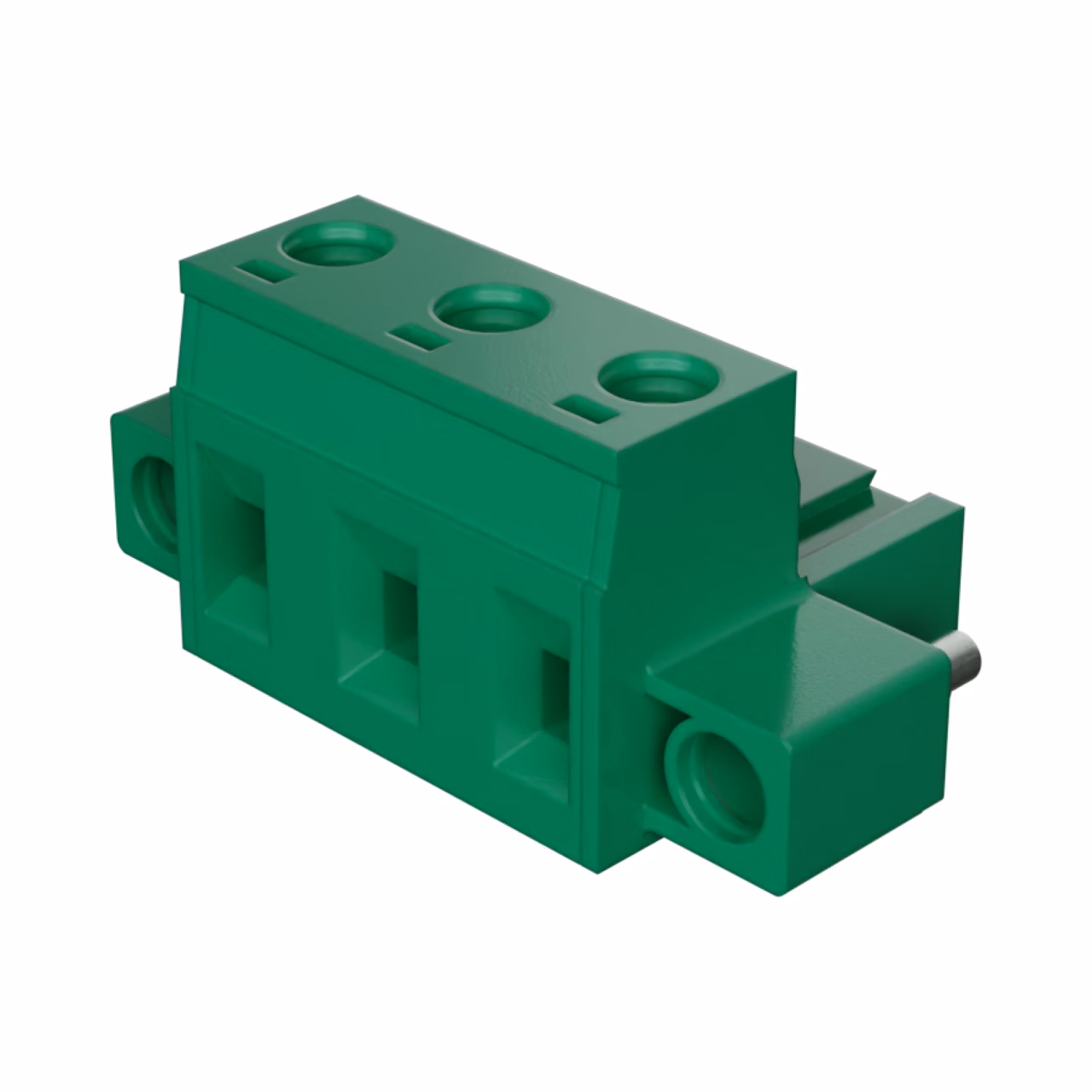 7.62mm Pitch Eurostyle Horizontal Plug, with Retention Screws, 3 Circuits for sale
