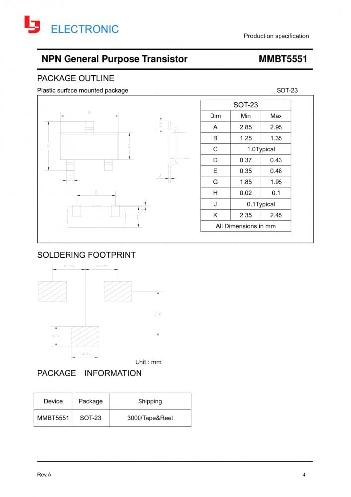 MMBT5551 datasheet page 4