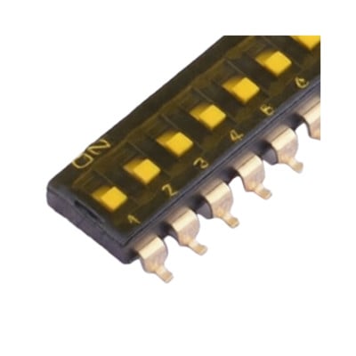 DORABO DM-2P-BK-LTR DIP Switch