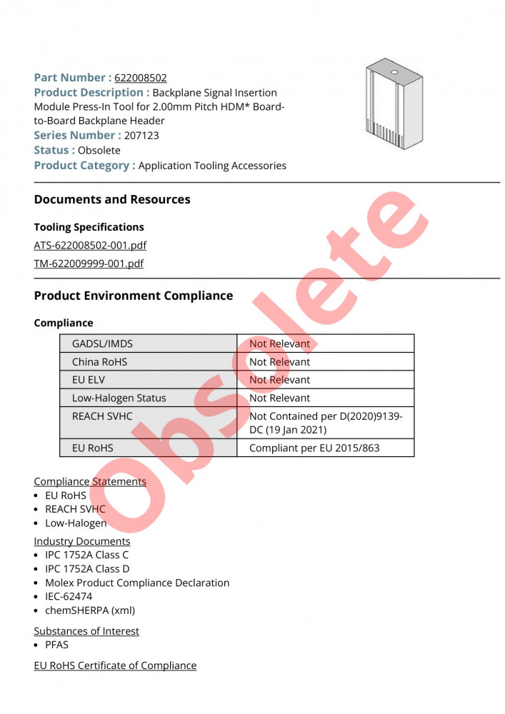 Tooling document page 1