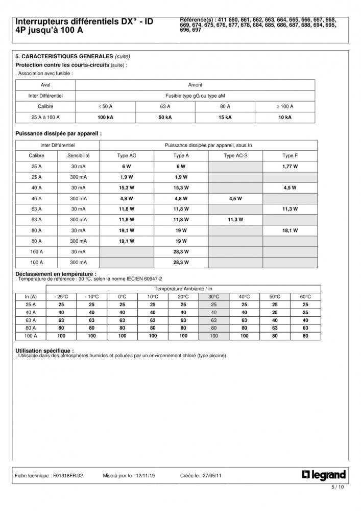 Legrand DX³ technical document page 5