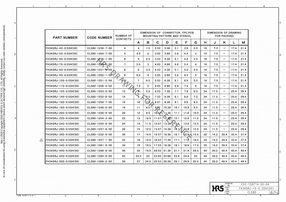 HRS FH34SRJ technical document page 4