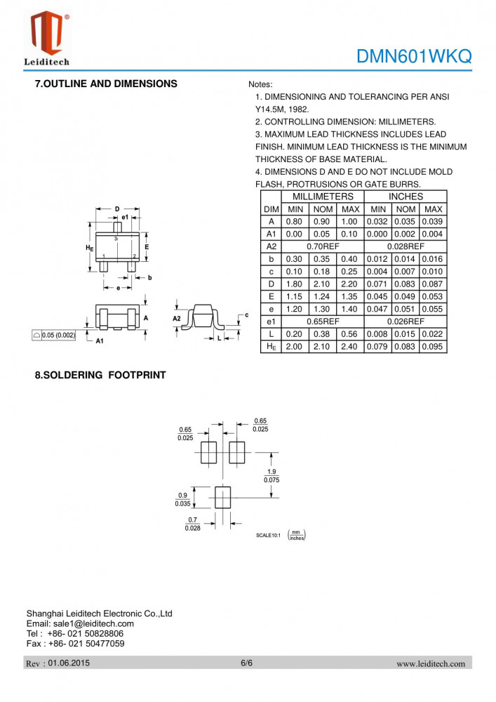 DMN601WKQ datasheet page 6