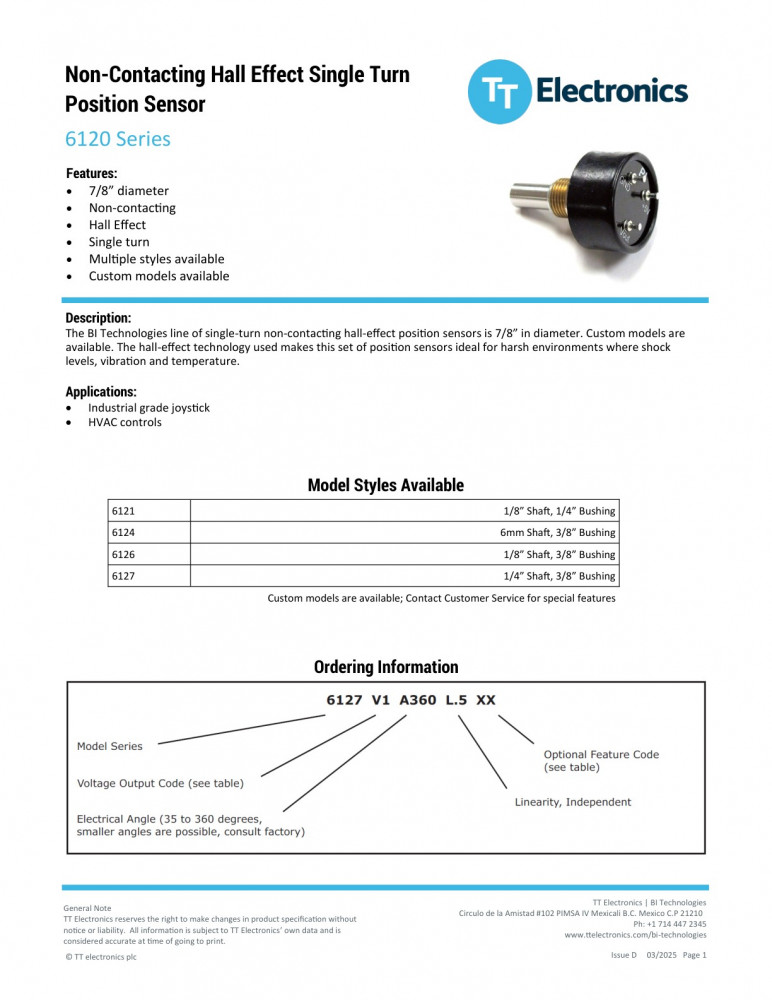 6120 Series document page 1