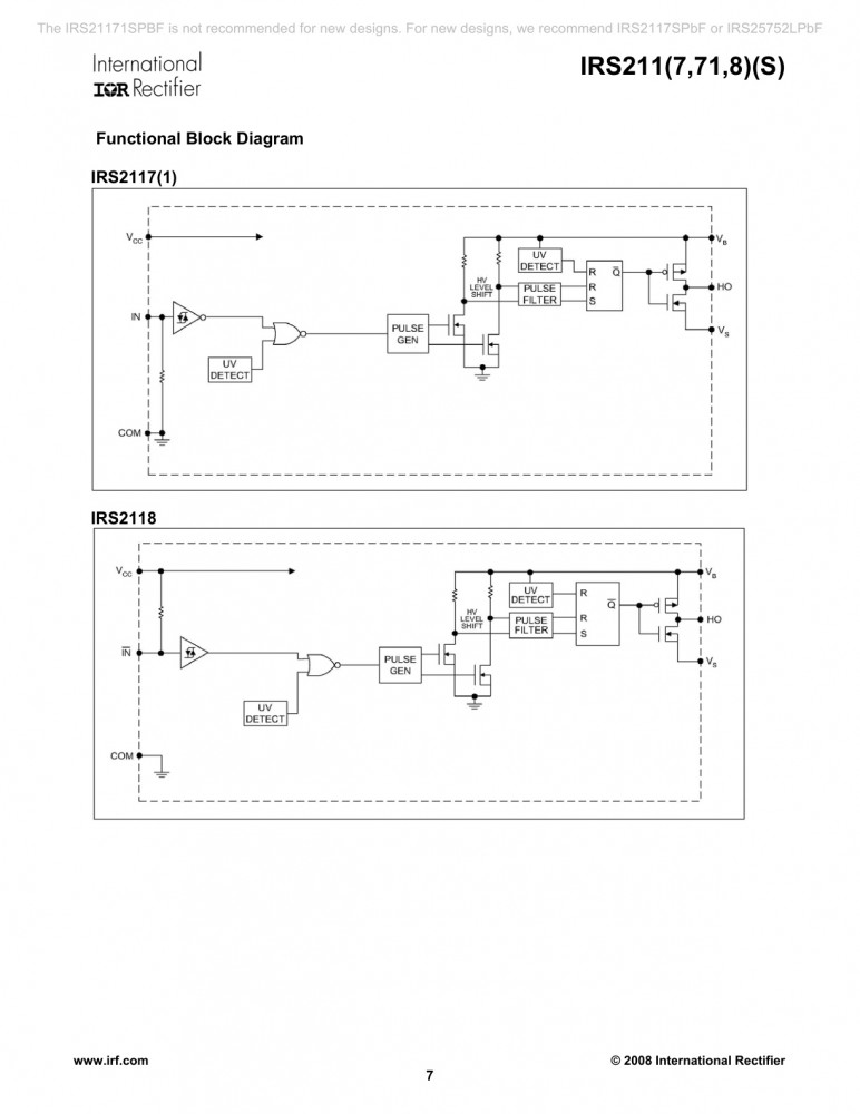 IRS2118 datasheet page 7