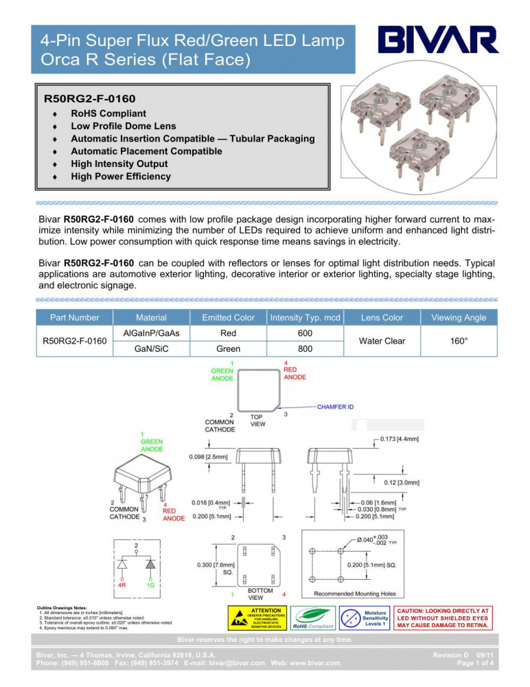 R50RG2-F-0160 datasheet page 1